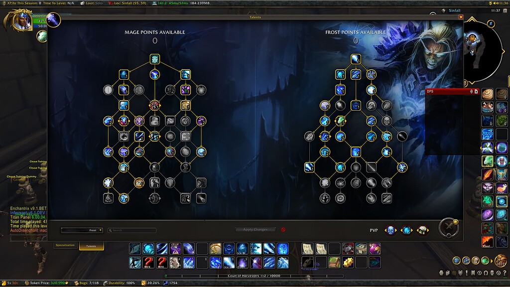 FROST MAGE - FREEZING COFFIN 10.0.0/2 - leveling 61 - 70 - Patch 10.0 ...