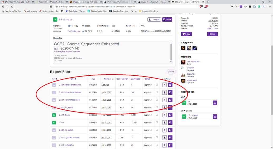 Repair GSE for Shadowlands Beta - GSE: Troubleshooting - WoW Lazy Macros
