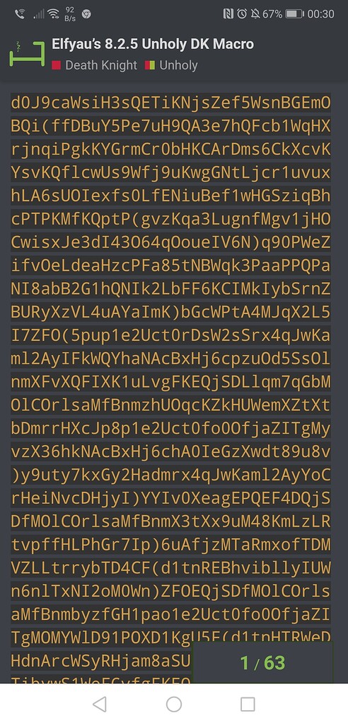Copying sequence - How To's - WoW Lazy Macros
