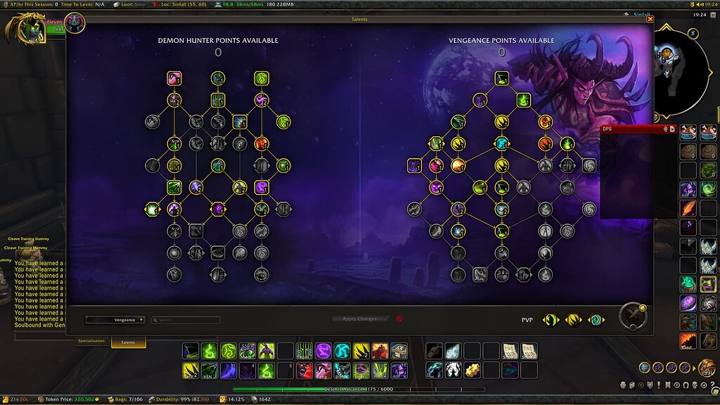 VENGEANCE DEMON HUNTER - FEL RIOTER 10.0.0/2 - leveling 61 - 70 - Patch ...
