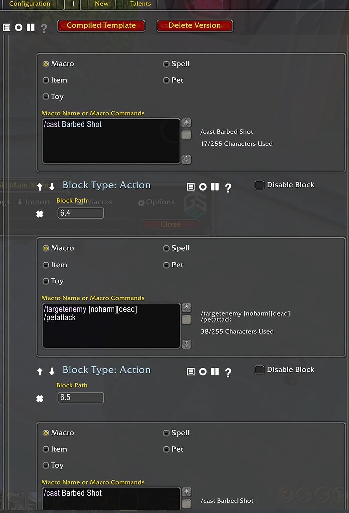 White Spells in Sequences - Lazy Macros - WoW Lazy Macros
