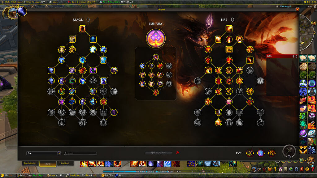 Mage Fire Midnight 12.0 - Fire - WoW Lazy Macros