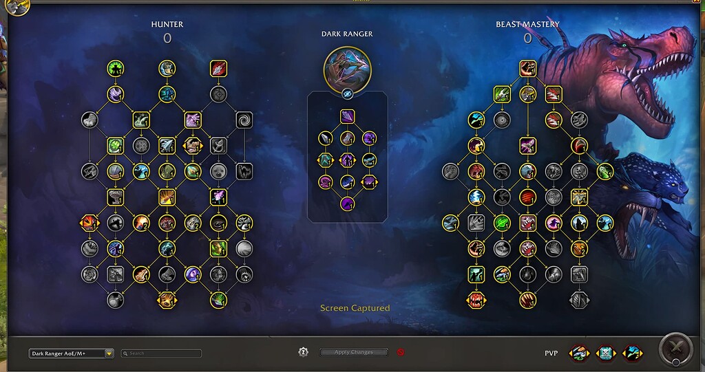 BM Dark Ranger AoE / Mythic+ Build - Patch 11.0+ - WoW Lazy Macros