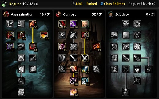 [Classic] Combat Rogue Lvl 26-60 (GSE3) - ** Updated 31-Jan-25 ...