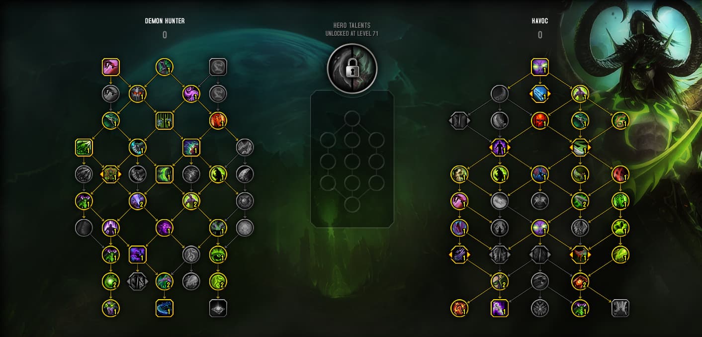 OAK Havok Demon Hunter - TWW and Pre-Patch - Havoc - WoW Lazy Macros